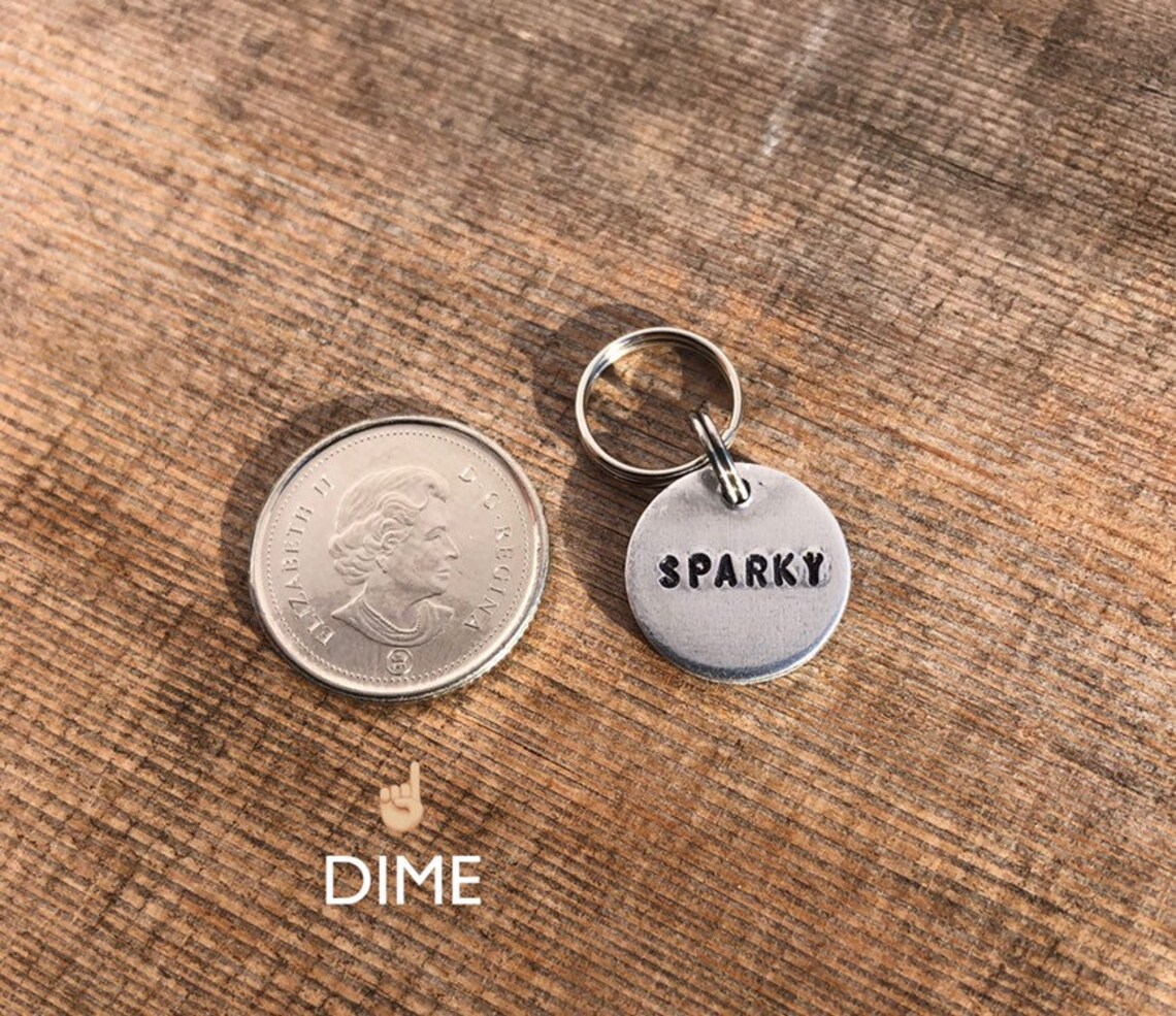 Handmade Custom Hand-stamped Dog/cat Tag the - Etsy