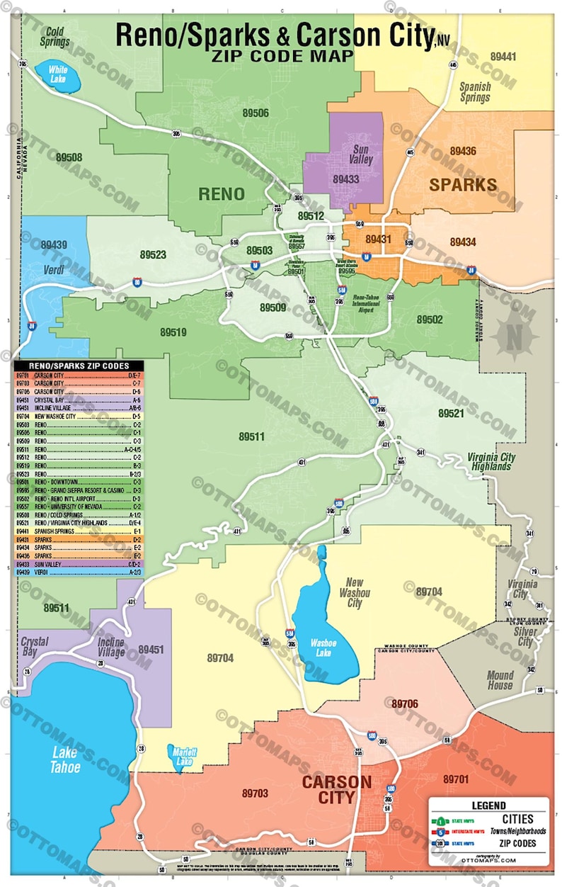 Carson City Zip Codes
