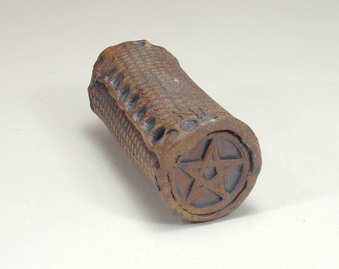 Pentacle Clay Pottery Ritual Rattle, Handmade Altar Shaker - Etsy