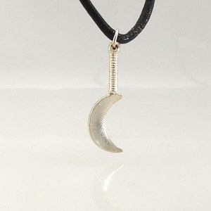 Miniature Boline Sickle Necklace Sterling Silver Ritual Tool Charm ...