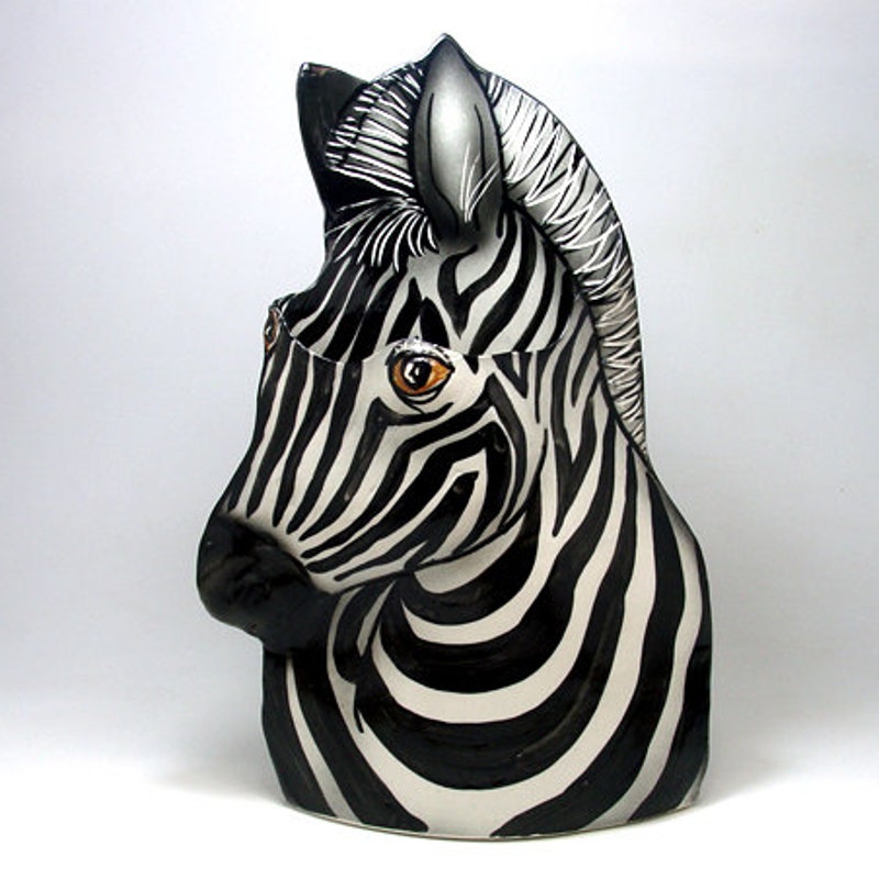 Zebra Vases - Etsy