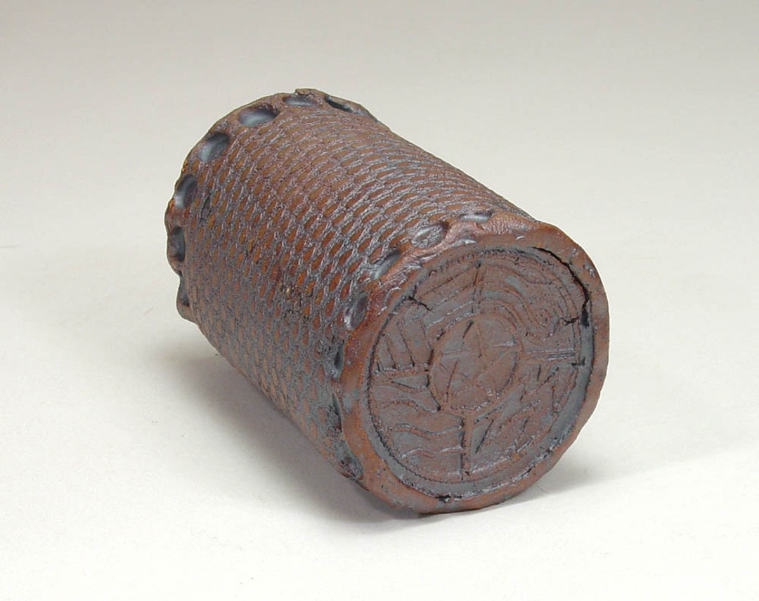 Pentacle Clay Pottery Ritual Rattle, Handmade Elementals Altar Shaker ...