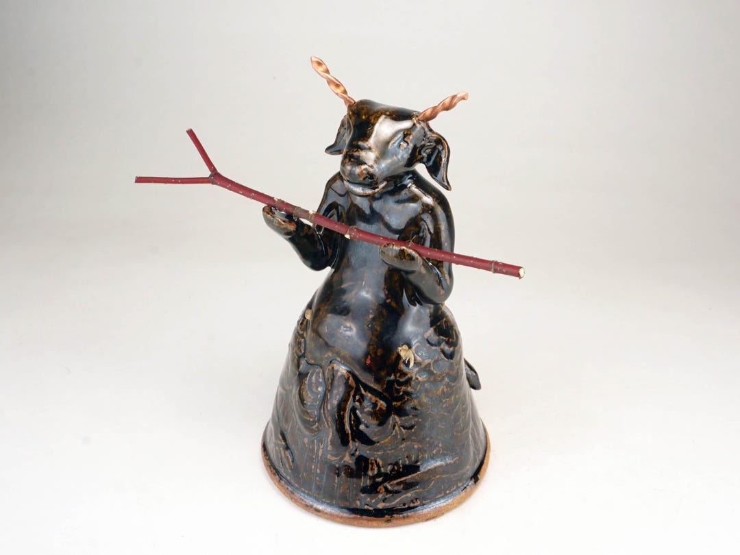 Marduk Utu Babylonian Ritual Altar Figurine Bell Apis Bull God Sculpted ...