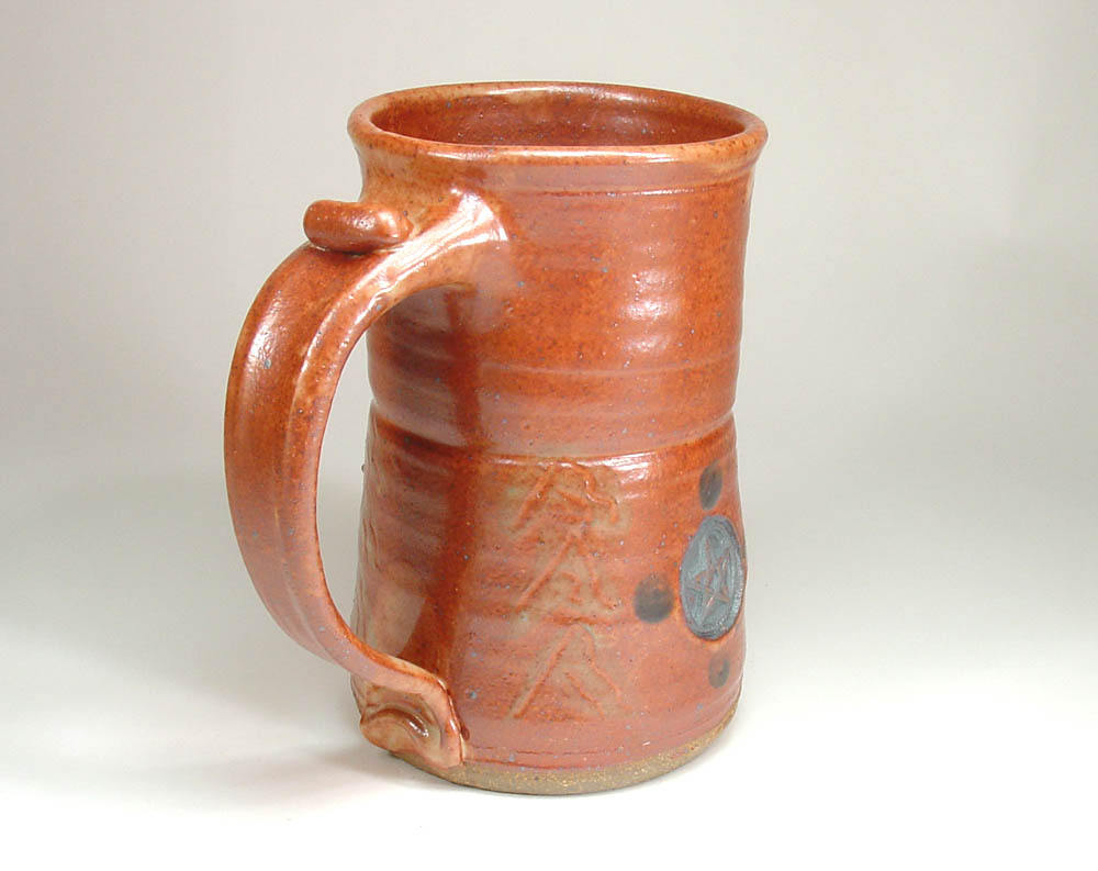 Pentacle Wiccan Large Beer Mug Septagram Toasting Stein | Etsy