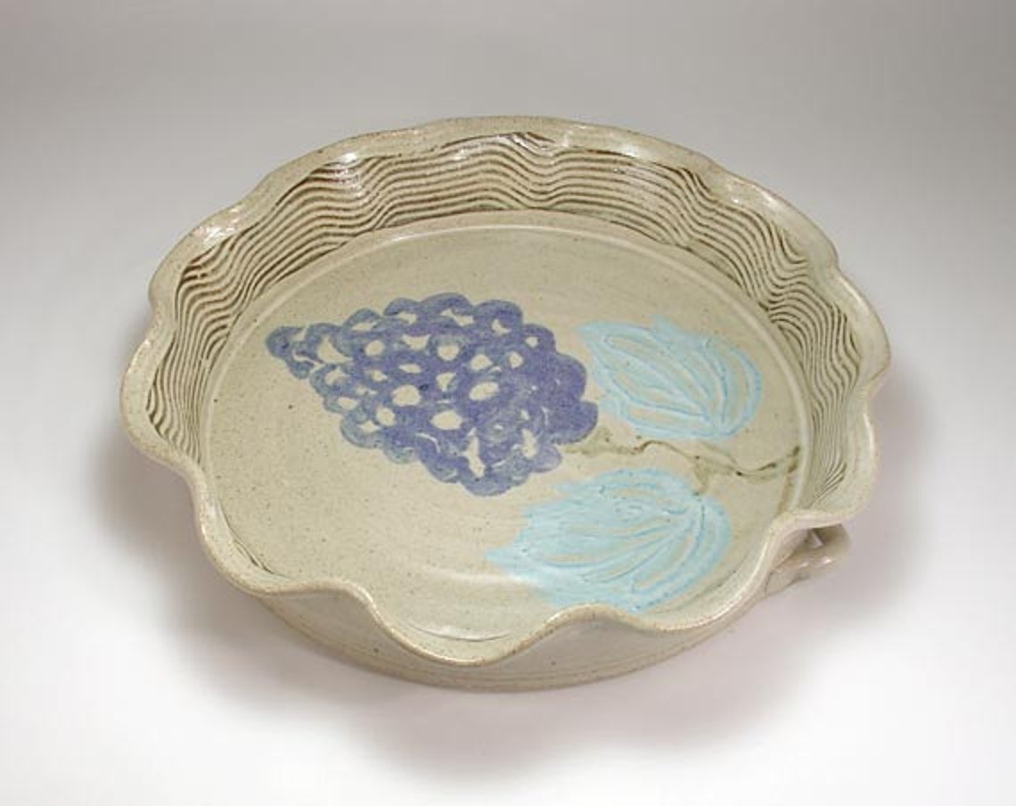 Stoneware Pottery Pie Plate Ceramic Serving Baking Dish Tray - Etsy