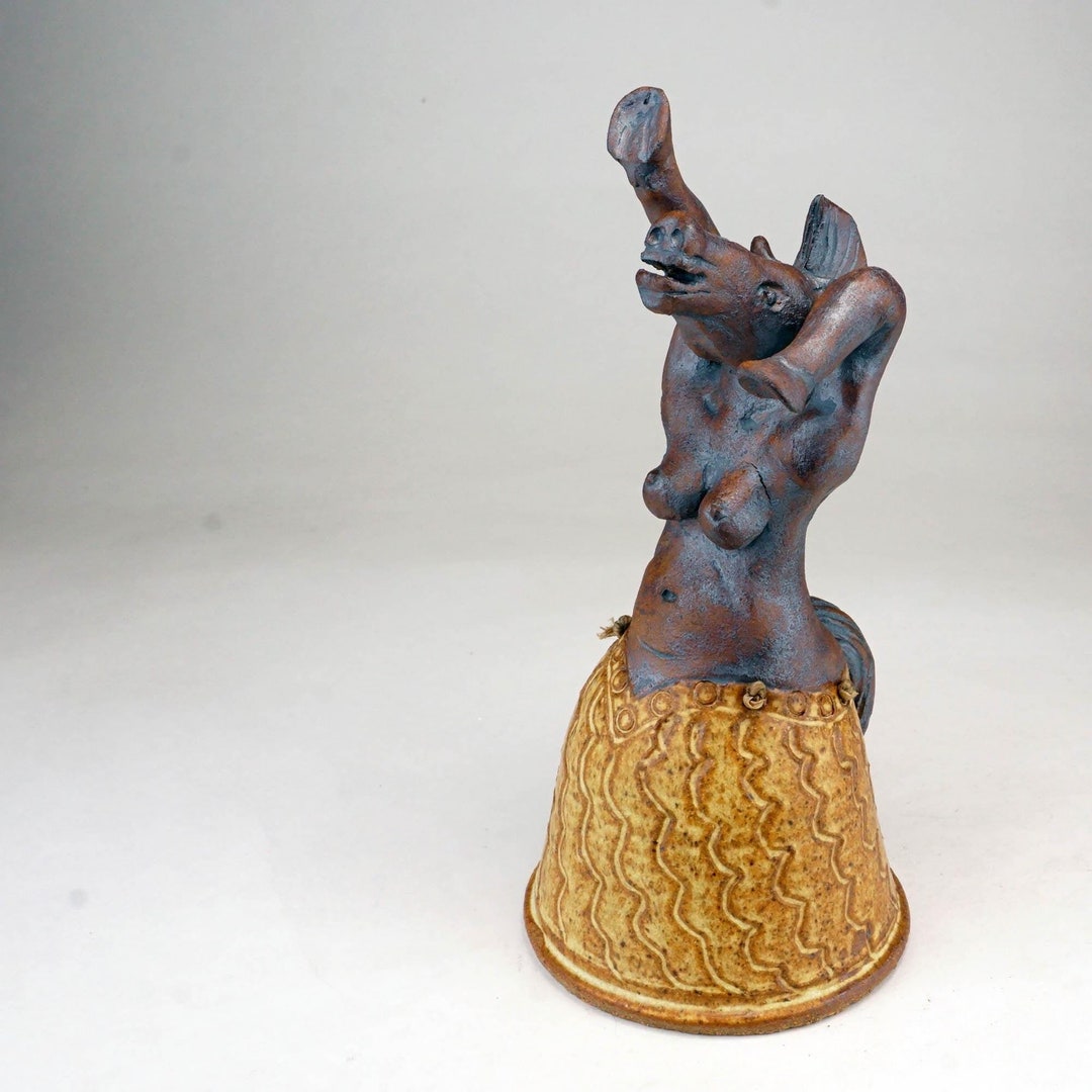 Epona Celtic Horse Goddess Figurine Bell Mare Altar Sculpture Ritual ...