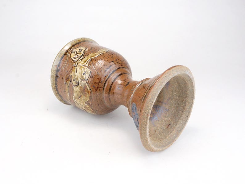 Reclining Goddess Pentacle Ritual Altar Chalice Wiccan Spiral Wine ...