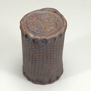 Cernunnos Clay Pottery Ritual Rattle, Handmade Stoneware Altar Shaker ...