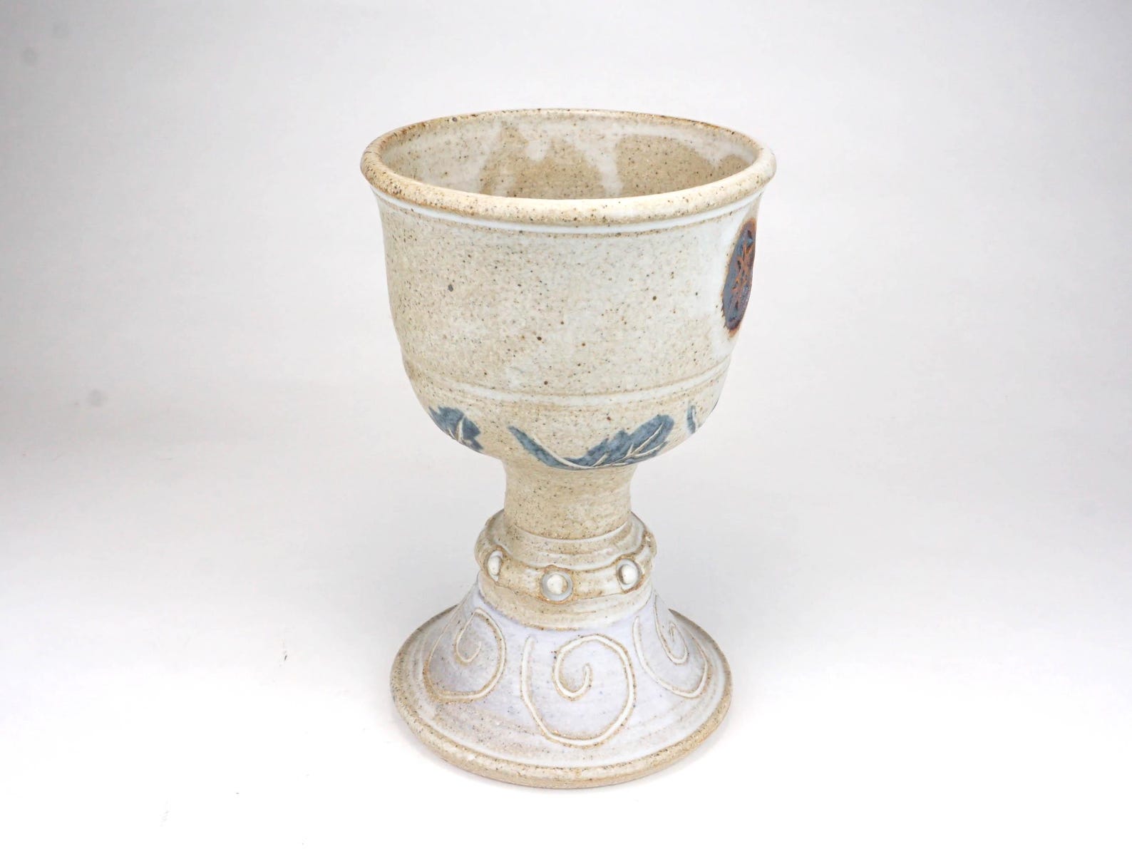 Fairy Star Wiccan Septagram Ritual Altar Chalice Feri Spiral Oak Leaves ...