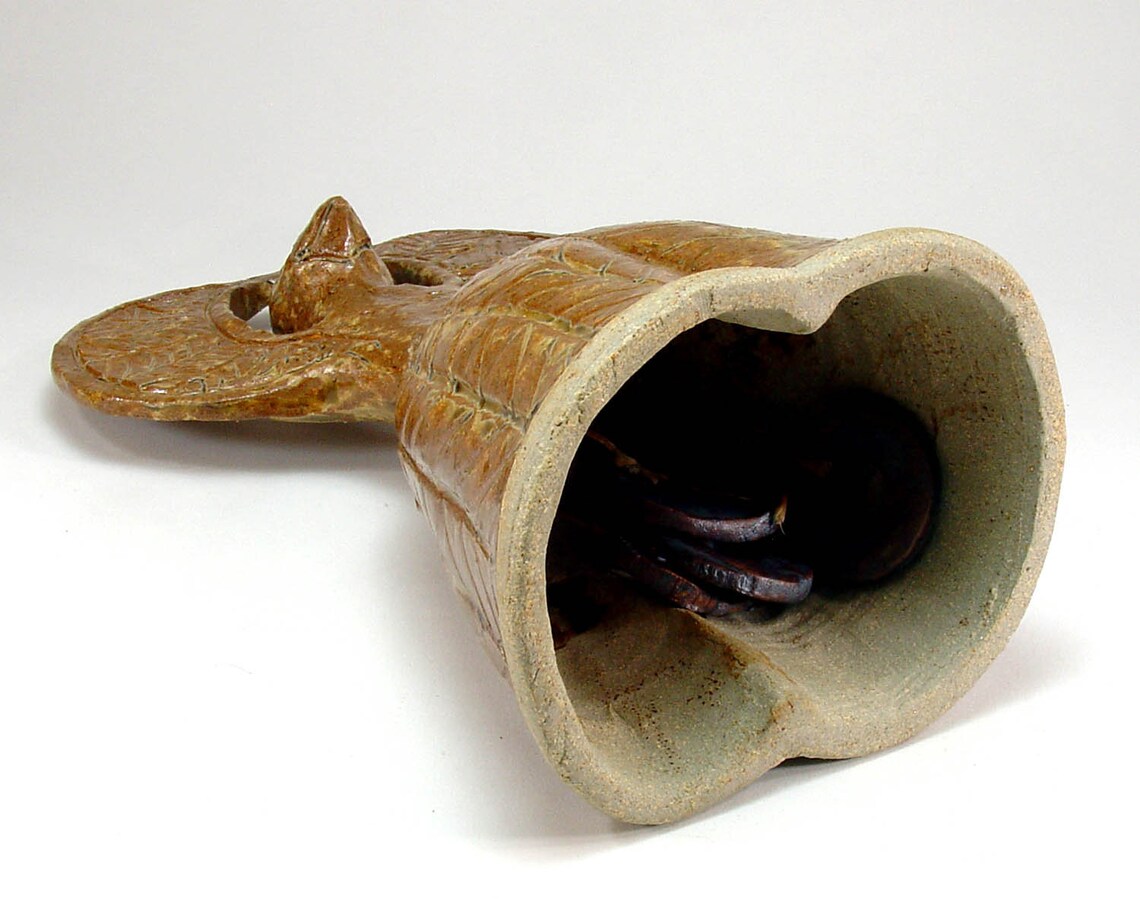 Eagle God Altar Table Bell Assyrian God Nisroch Sculpted - Etsy