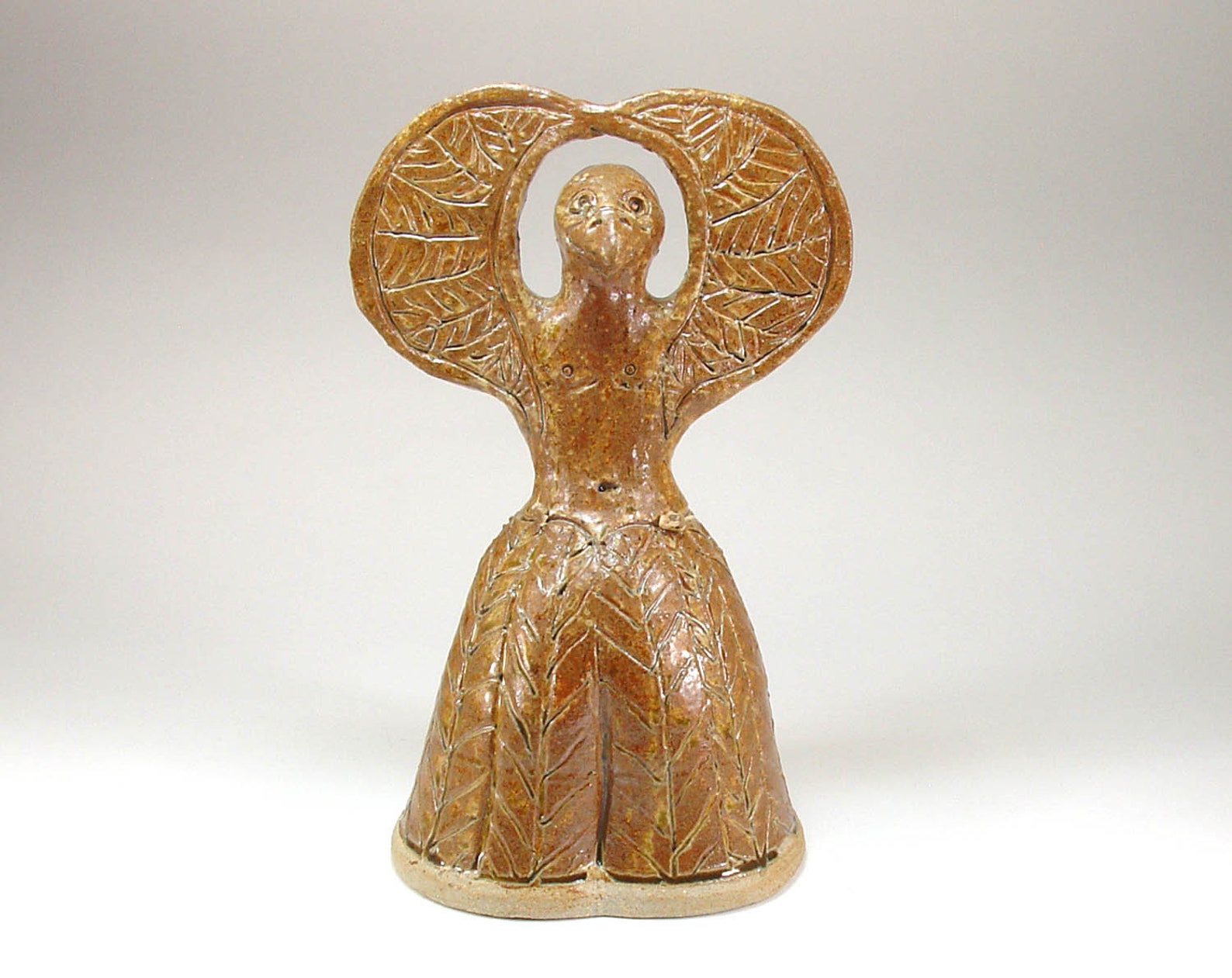 Eagle God Altar Table Bell Assyrian God Nisroch Sculpted - Etsy