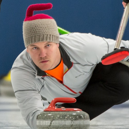 The Original Curling Rock Crochet Hat Curling Hat for Adults - Etsy
