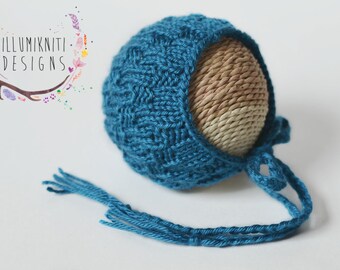 DIY Knitting Pattern Lotus Bonnet and Shortalls Set Newborn | Etsy