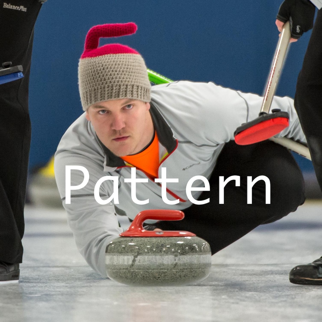 DIY Crochet Pattern - the Original Curling Rock Crochet Hat - Instant ...