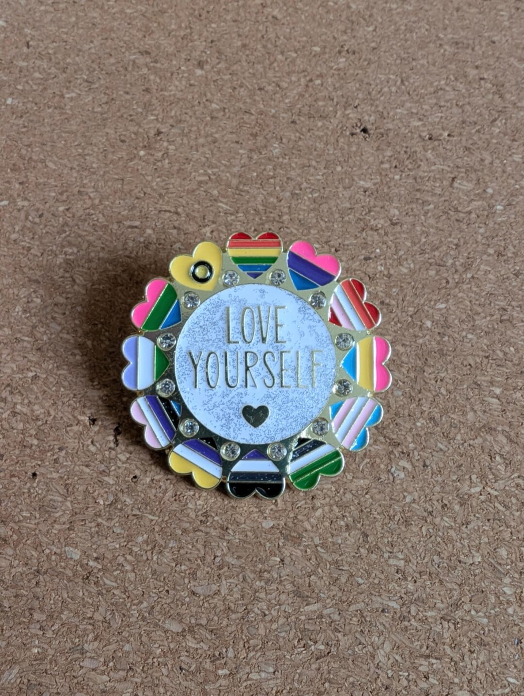Love Yourself Pride - Enamel Pin - Etsy