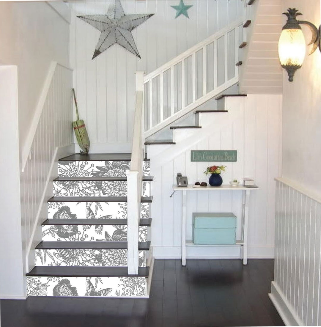 Stair Riser Decals, Stair Stickers, Stair Riser Decal Stickers, Bird ...