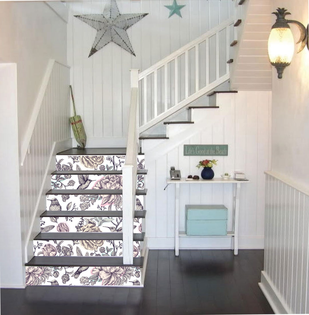 Stair Riser Decal, Stair Stickers, Stair Riser Decal Stickers, Bird ...