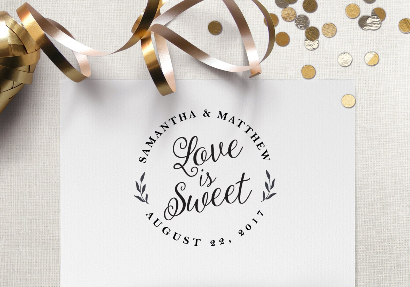 Wedding Stamp Wedding Favors Stamp Custom Stamp DIY Wedding - Etsy