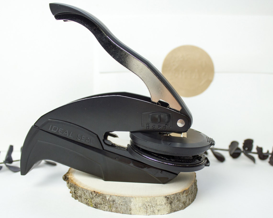 Personalized Embossing Stamp Logo Emblem Address Embosser - Etsy