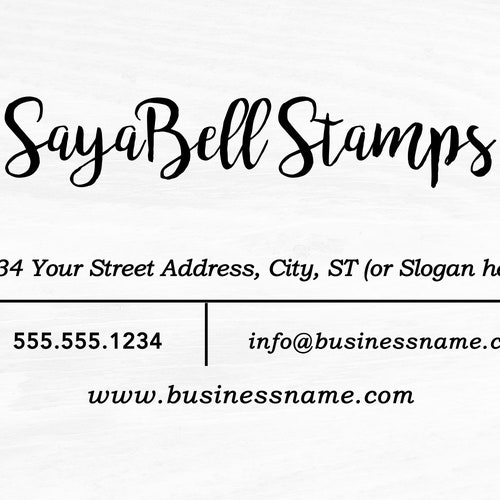 Support Small Business Thank You Stamp Business Card Stamp - Etsy