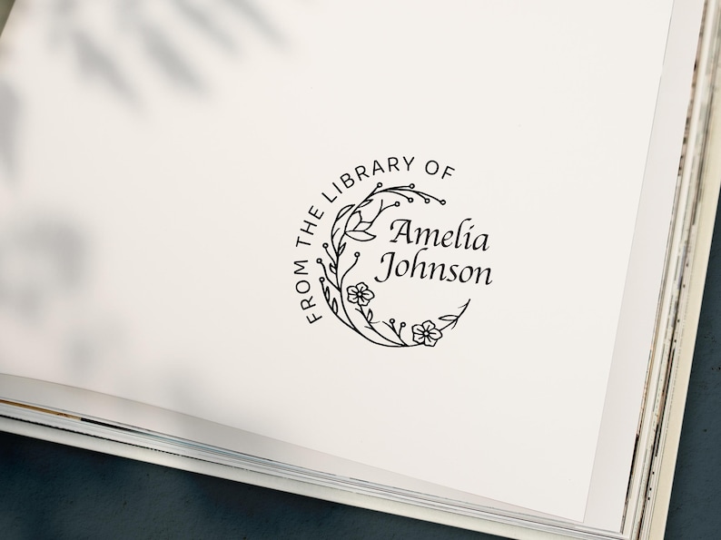 PERSONALIZED BOOK EMBOSSER for Library | Customizable Embosser or Stamp ...