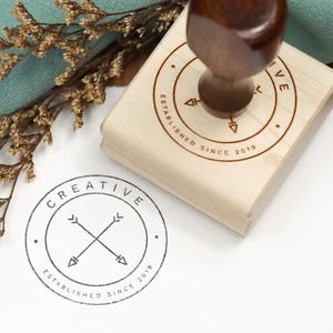 LARGE LOGO STAMPS or Small Logo Stamps, Self Inking Logo Stamps ...