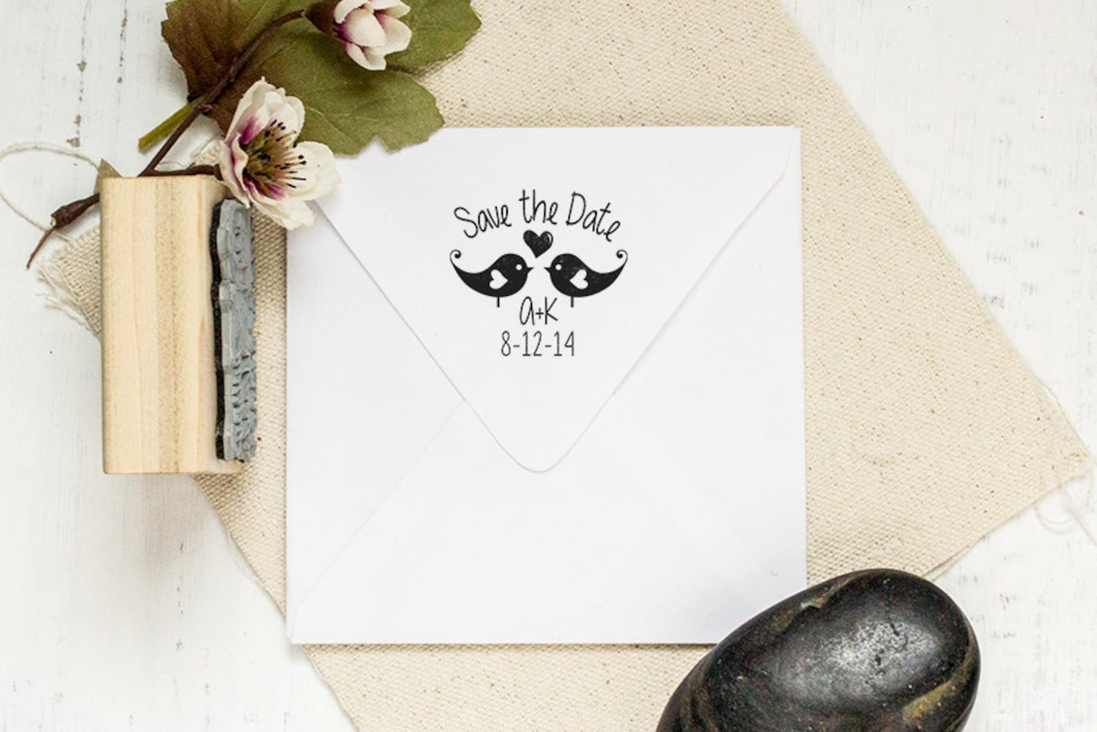 Custom Save the Date Stamp Wedding Invitation Stamp Wedding - Etsy