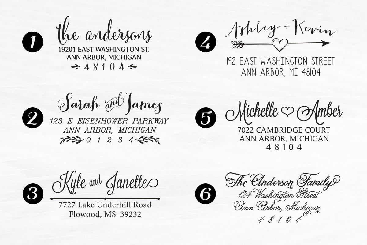 Custom Address Stamp, Housewarming Gift Stamp, Diyer Gift Stamp ...