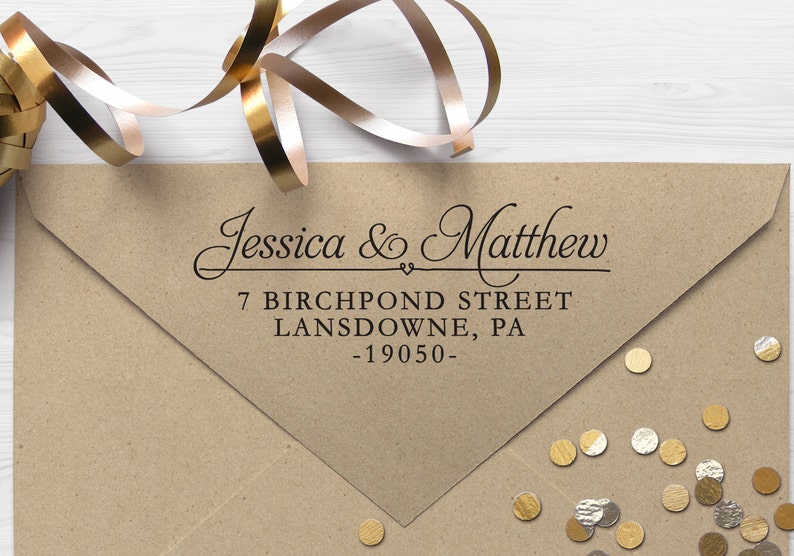 Return Address Stamp, Self Inking Address Stamp, Housewarming Gift ...