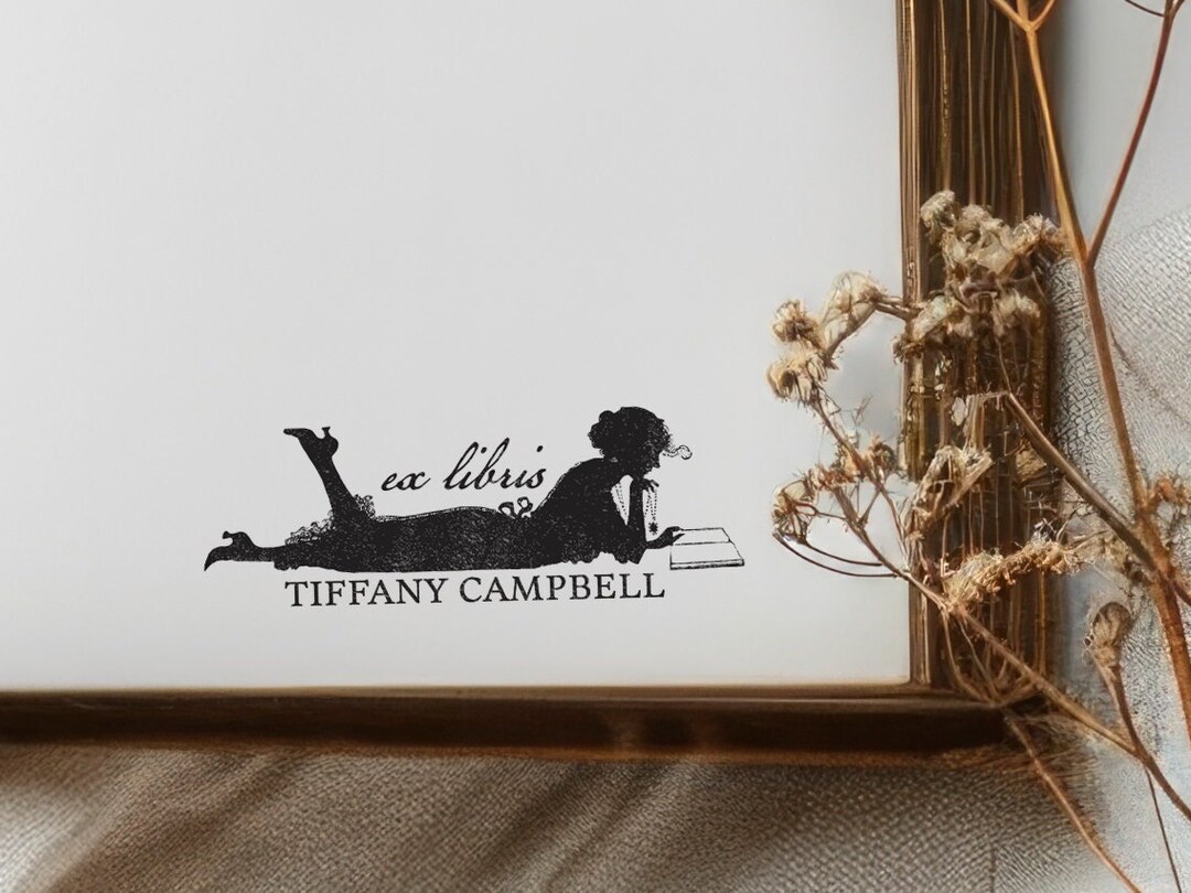 Personalized Book Stamp, Personalized Library Stamp, Self-inking Book ...