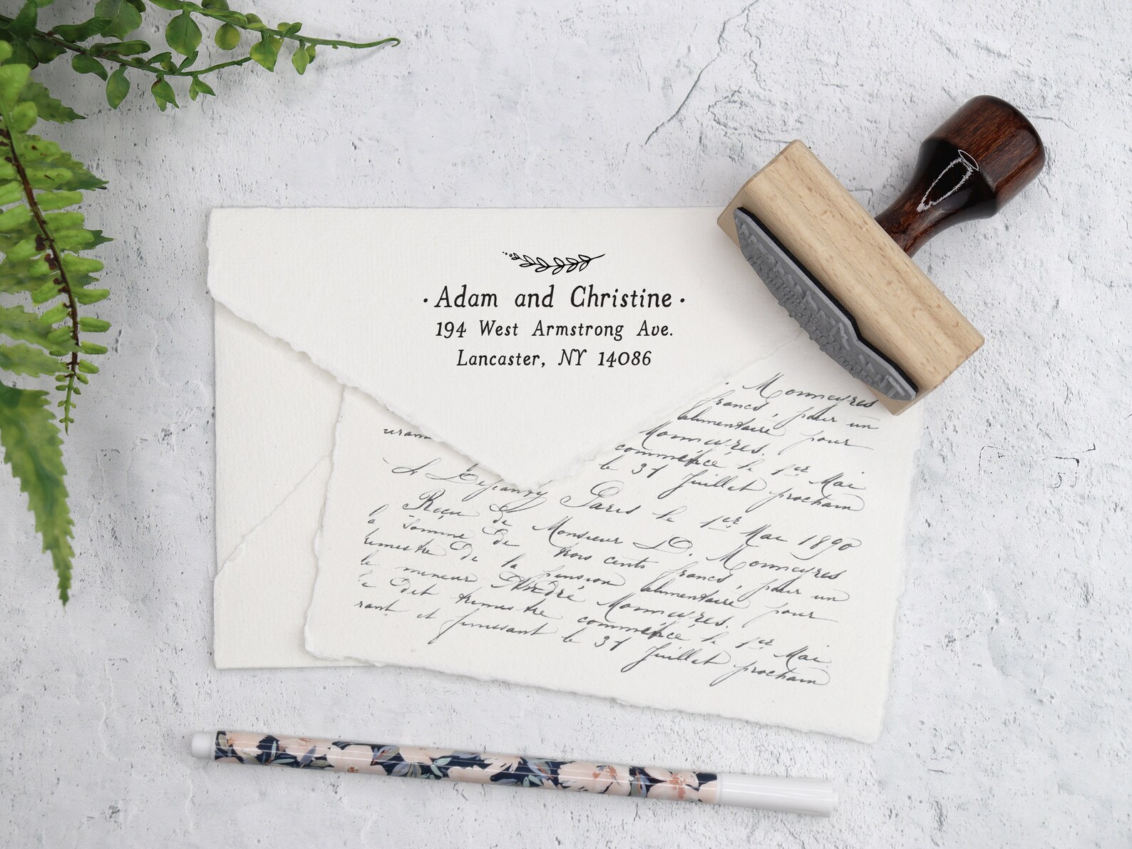 Personalized Address Stamp, Self Inking Address Stamp, Housewarming ...