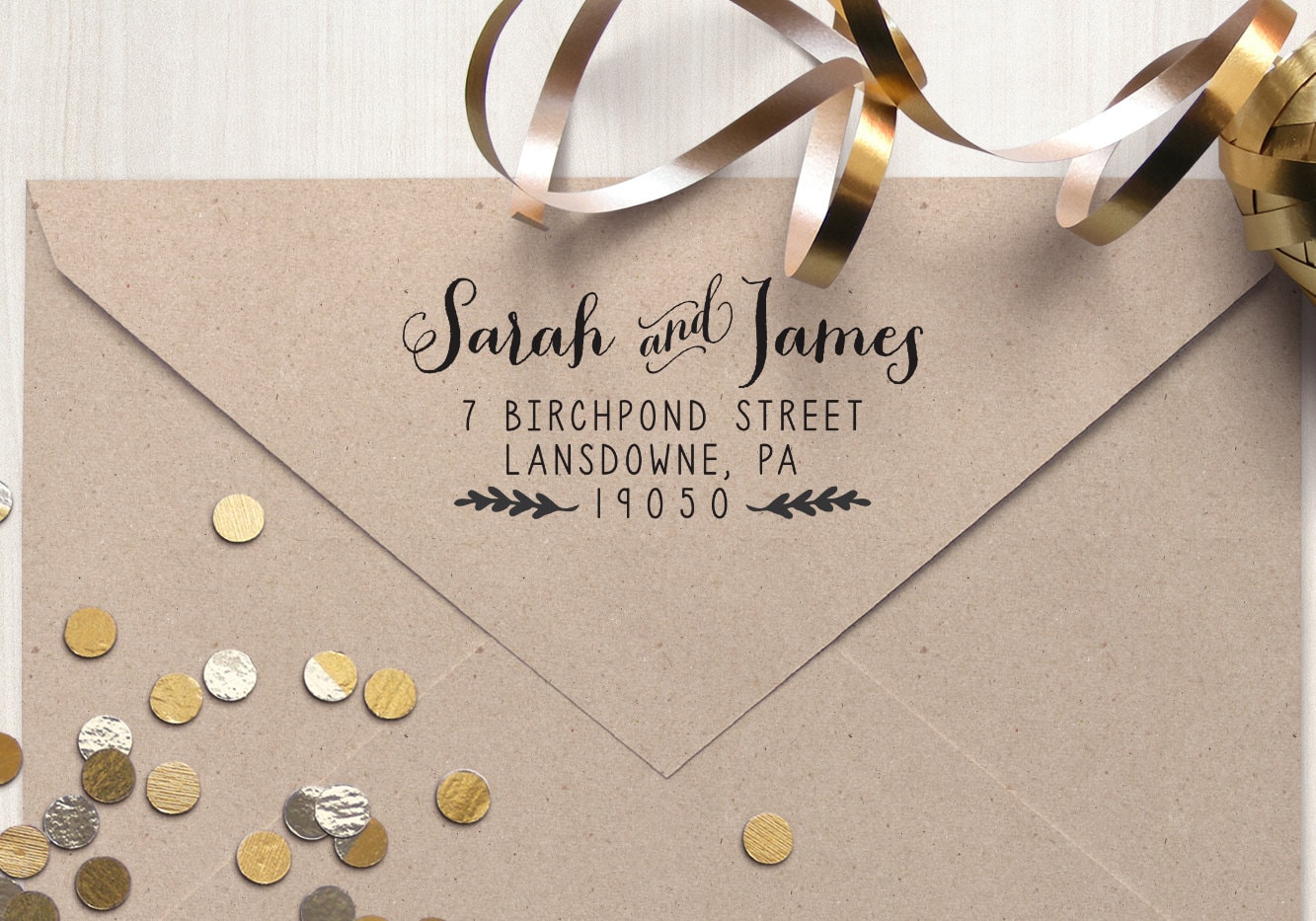 Return Address Stamp Self Inking Address Stamp Housewarming | Etsy