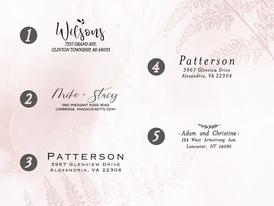 Personalized Address Stamp, Self Inking Address Stamp, Housewarming ...