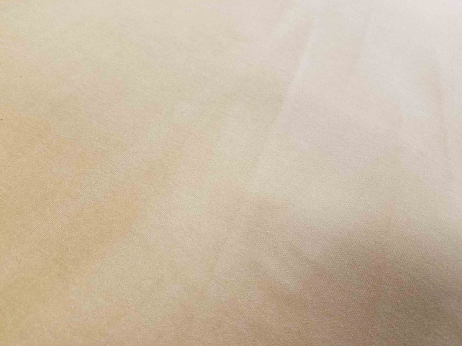Luxurious Solid Cream 100% Cotton Velvet Velour Fabric for Upholstery ...