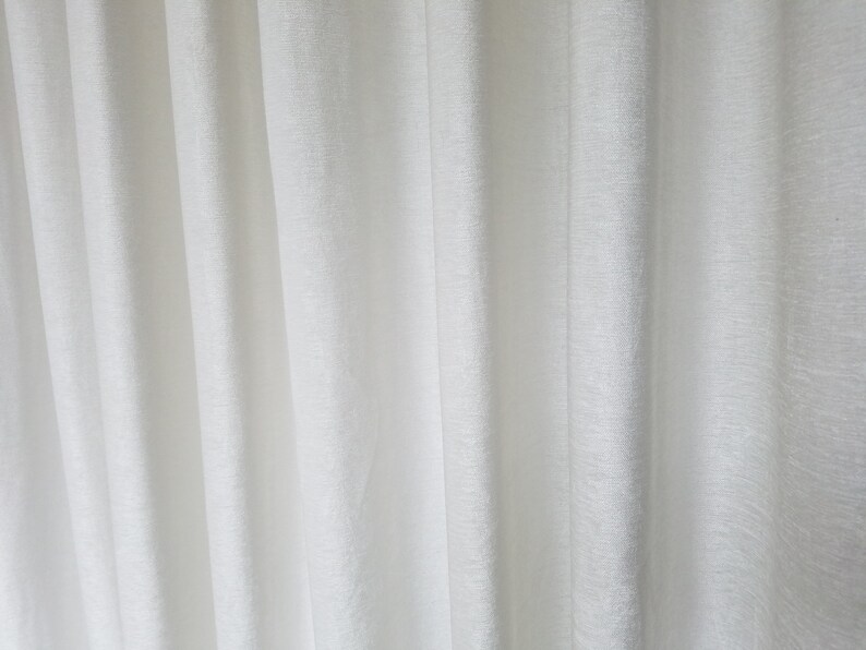 Solid White Velvet Curtain Panel 96 Inch H Long Custom Flame Treated FR ...