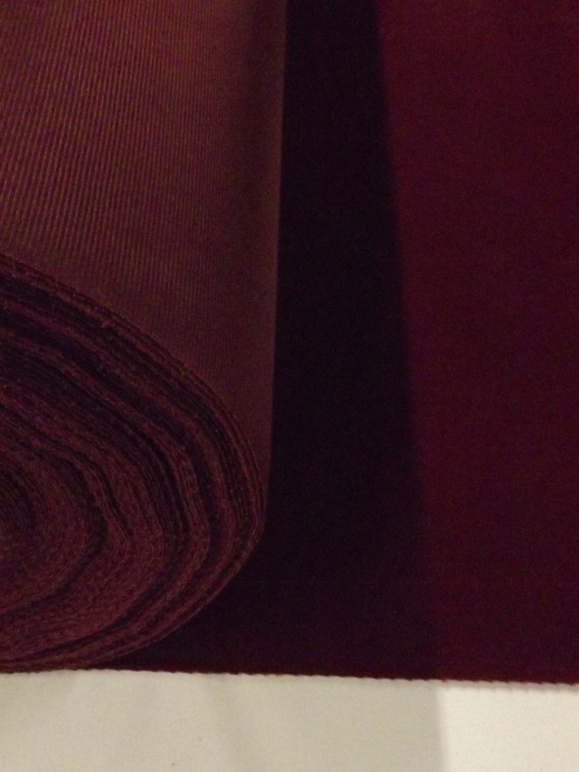 Solid Burgundy wine Color Flocked/flocking Velvet Fabric for - Etsy