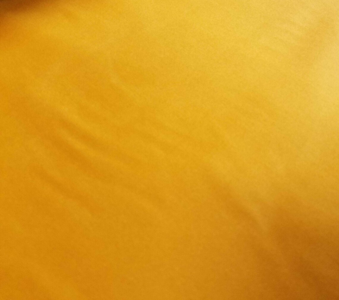 Luxurious Solid Yellow 100% Cotton Velvet Velour Fabric for - Etsy