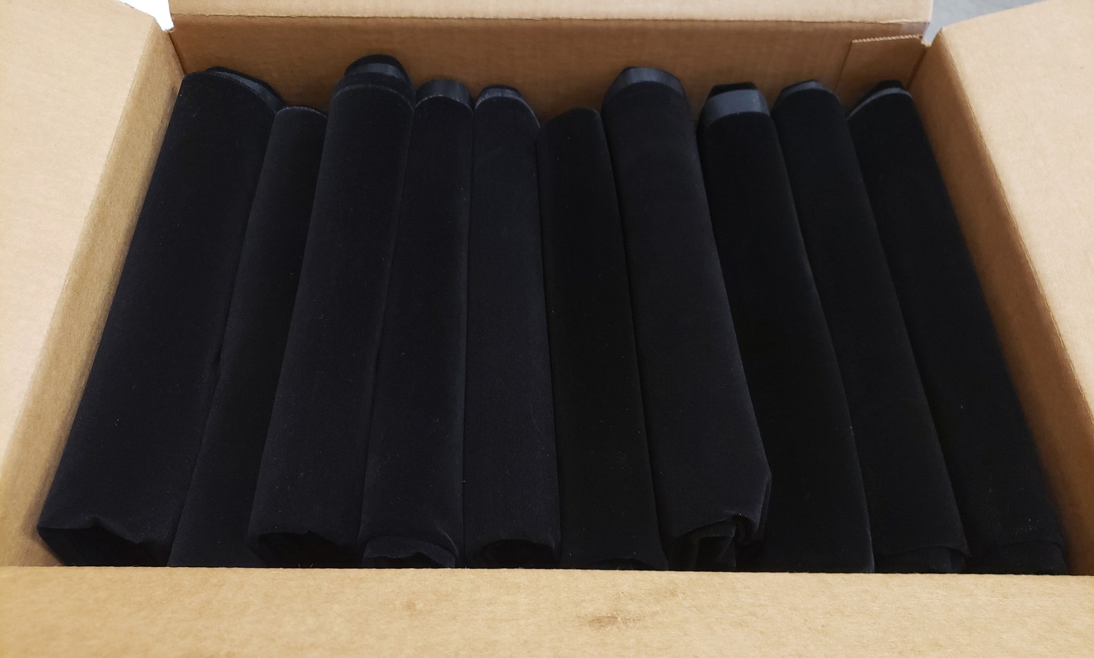 Lot of 10 Solid Black Flock Velvet Fabric Yards off Cuts-roll - Etsy