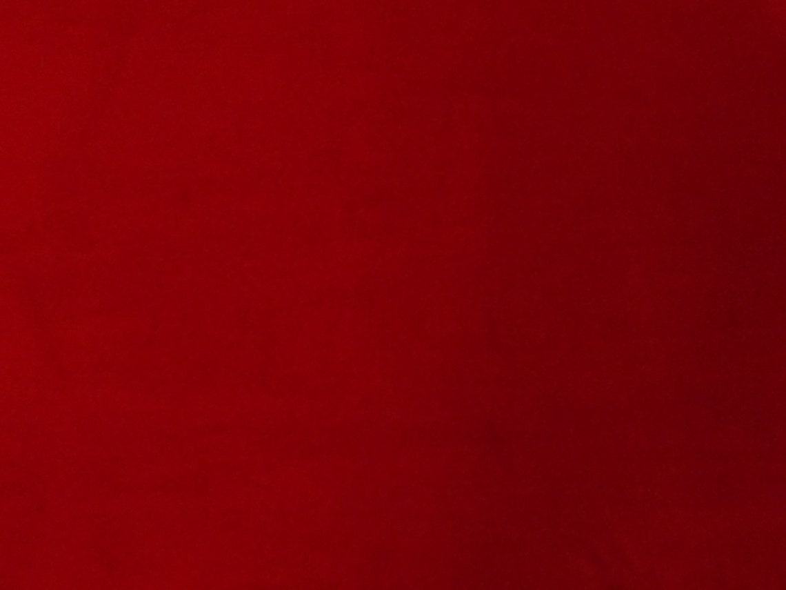 Luxury Quality Red 100% Cotton Velvet Velour Fabric for Upholstery ...
