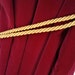 Luxury Gold Curtain Drapery Decorative Wood/tassel Spread Rope Tie Back ...