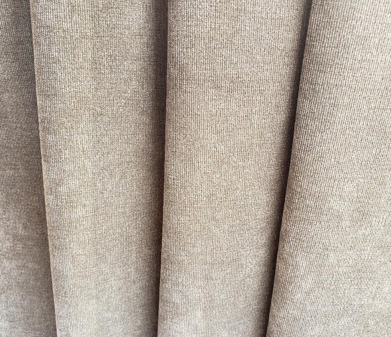 Tela de terciopelo de color trufa de lujo para tapicería peso | Etsy