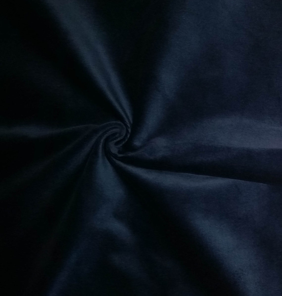 Luxurious Solid Blue 100% Cotton Velvet Velour Fabric for - Etsy