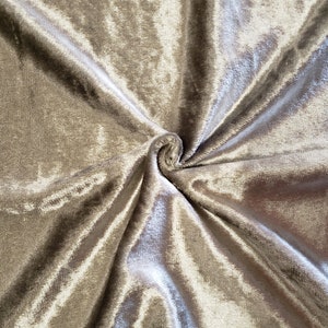 Silver Polyester Tricot Velvet Fabric Sold by the Yard 54 in Wide for ...