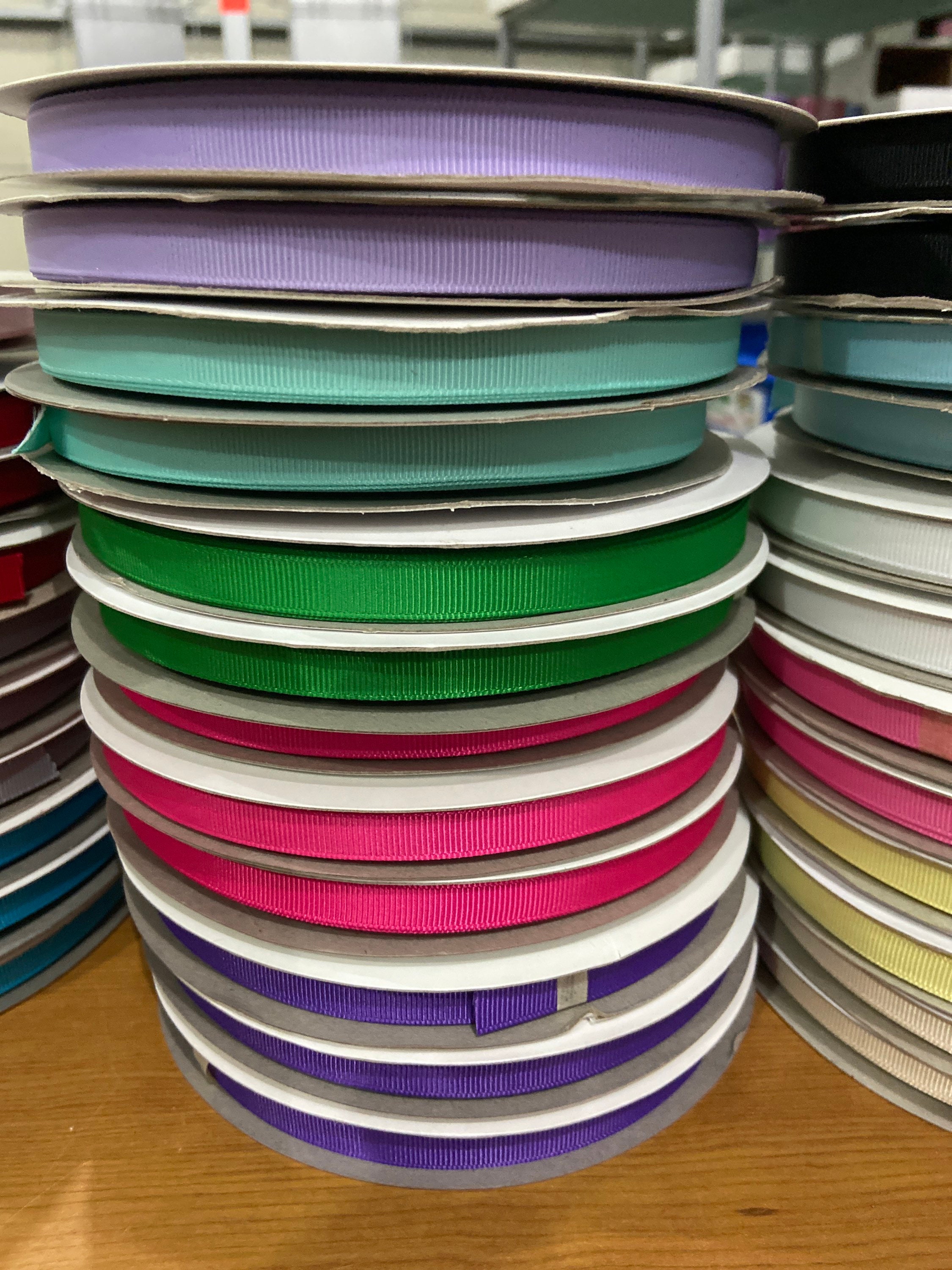 Wholesale 50 Yards 3/8 Grosgrain Ribbon Wholesale Ribbons - Etsy Canada
