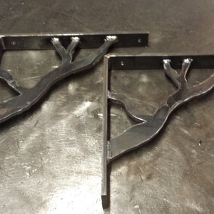 Tree Branch Shelf Brackets - Etsy