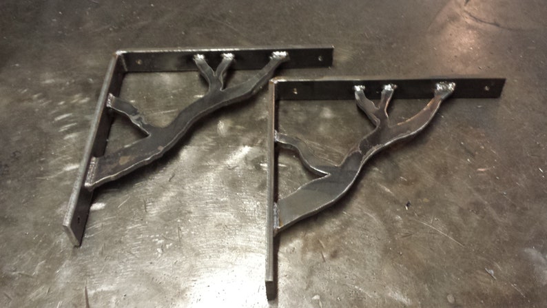 Tree Branch Shelf Brackets - Etsy