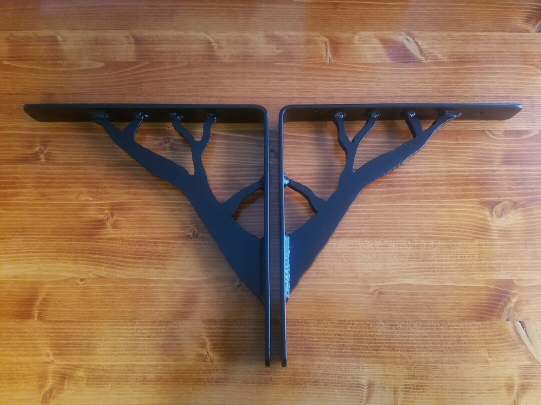 Tree Branch Shelf Brackets - Etsy