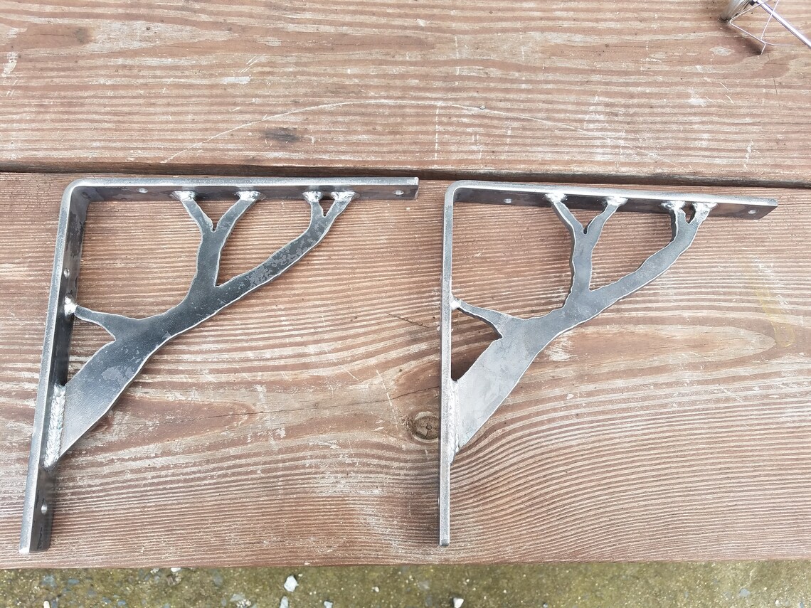 Tree Branch Shelf Brackets - Etsy