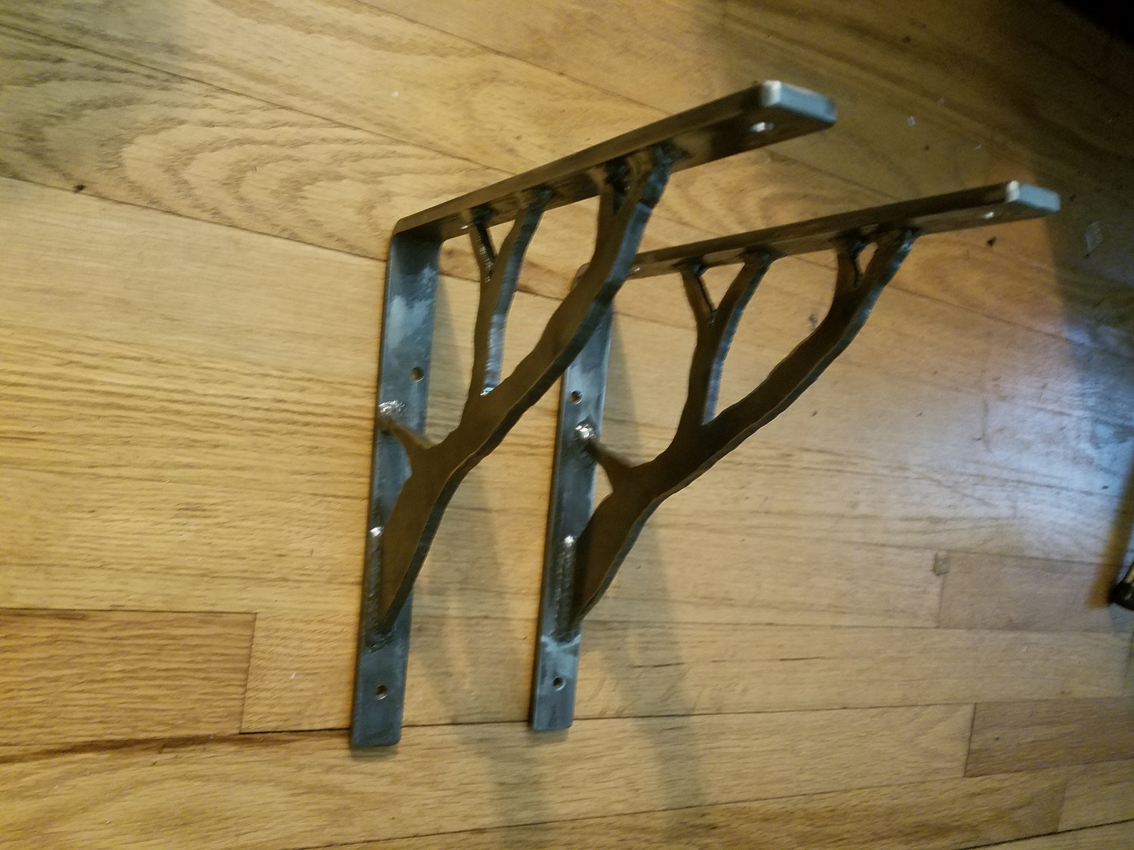 Tree Branch Shelf Brackets - Etsy
