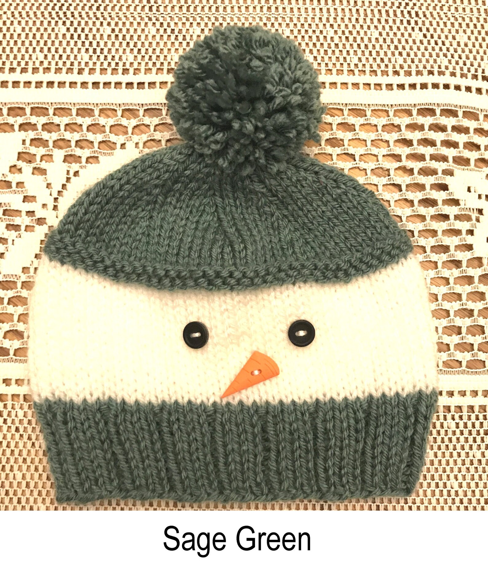 Snowman Hat (child Sizes, Assorted Colors) - Etsy